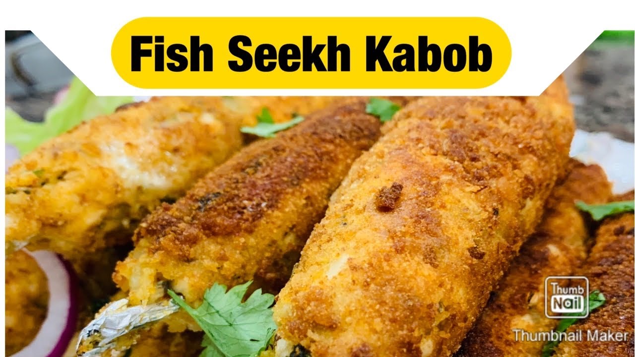 Fish Seekh Kabob Recipe - CWR - YouTube