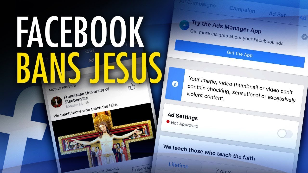 Facebook “accidentally” bans Jesus during Lent - YouTube