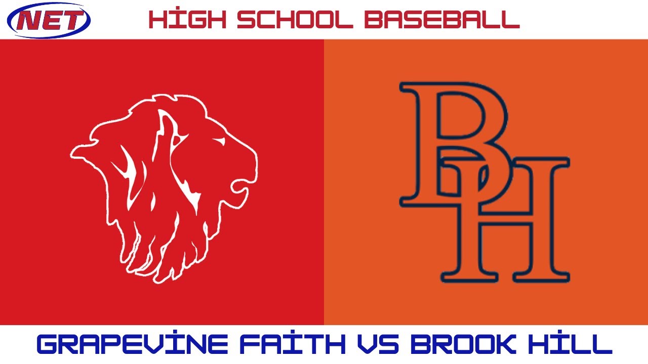 HS Playoff Baseball: Grapevine Faith vs Brook Hill - YouTube
