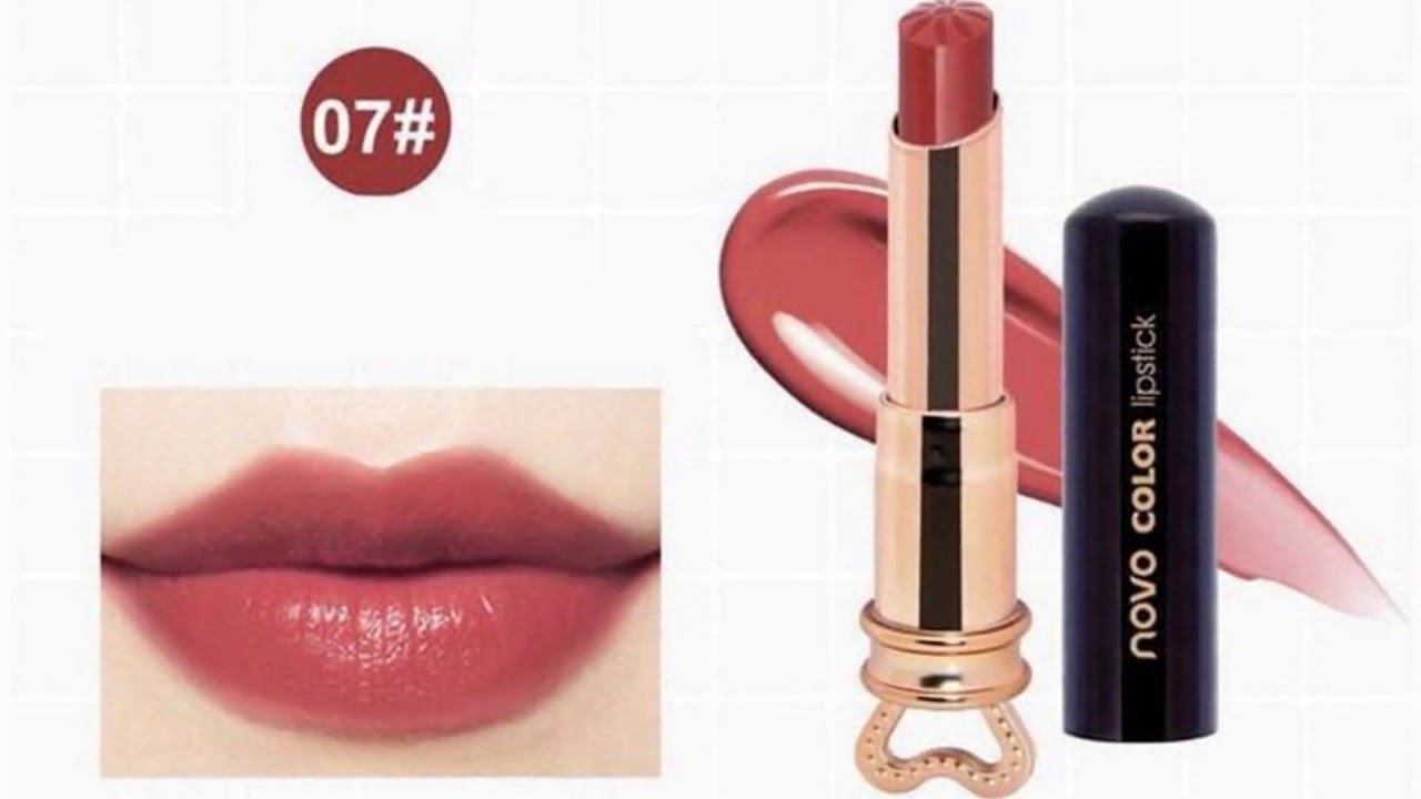 NOVO Matte Long Lasting Lipstick - YouTube