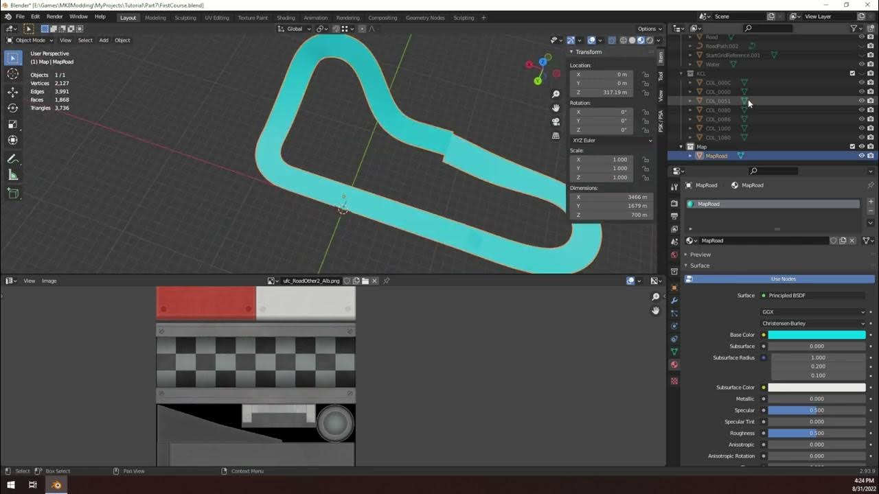 Mario Kart 8 Custom Track Tutorial Part 8 - Minimap - YouTube