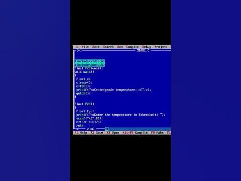 Function (TNRS) to calculate Centigrade temperature from Fahrenheit temperature - YouTube