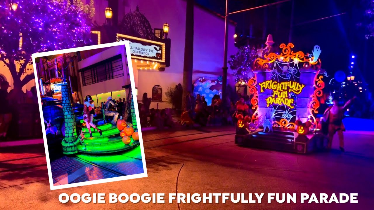 Oogie Boogie Bash Frightfully Fun Parade - YouTube