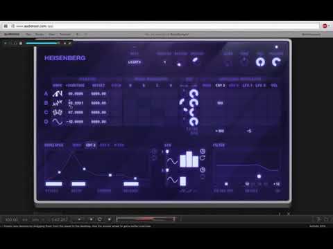 Audiotool - Phase/Frequency Modulation Synth (Heisenberg) - YouTube