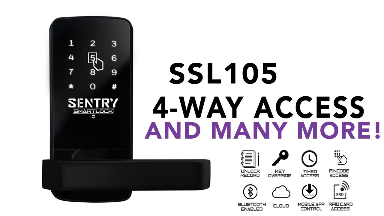 SSL105: 4-Way Access Sentry Smartlock - YouTube