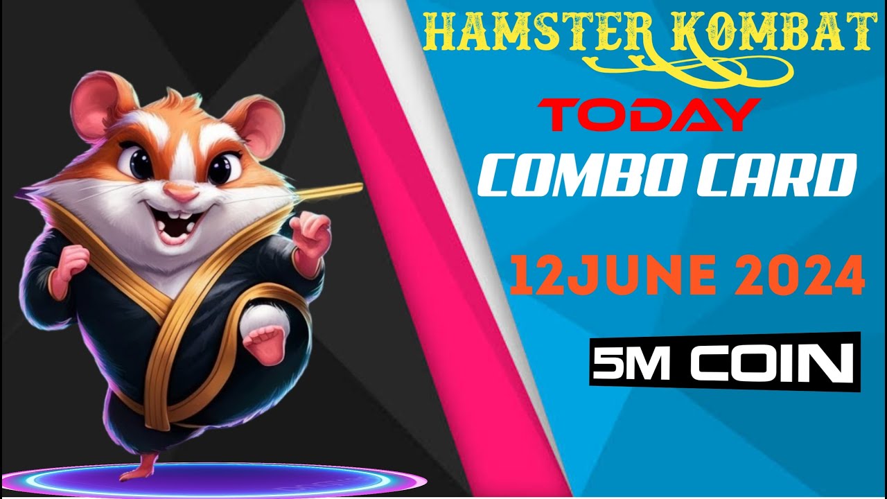 12 June Daily combo card hamster Kombat | 5 Million Points Daily Cipher ...