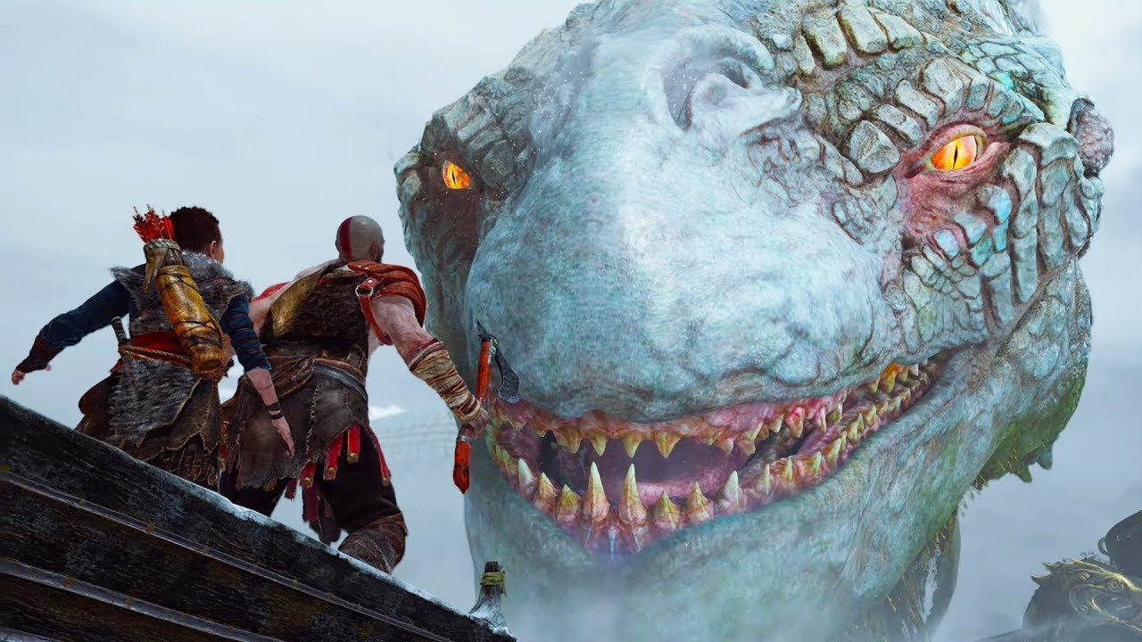 God of War 4 - The World Serpent (GoW 2018) PS4 Pro - YouTube