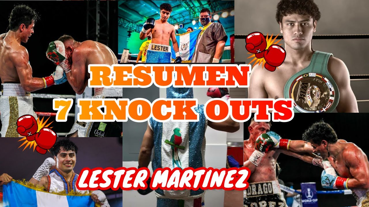 LESTER MARTINEZ 7 KNOCK OUTS / BOXEADOR GUATEMALTECO GANA CINTURON DEL ...