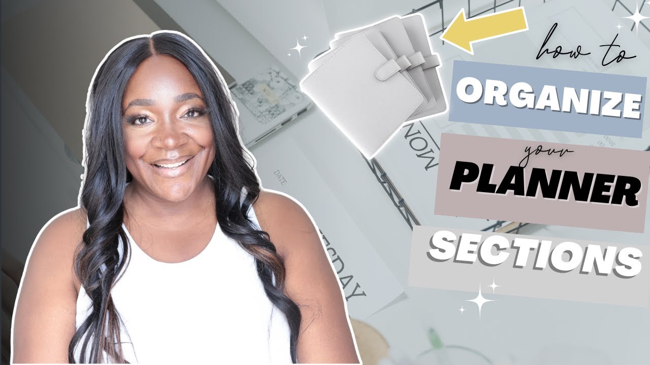 How to Organize Your Planner Sections For Maximum Productivity - YouTube