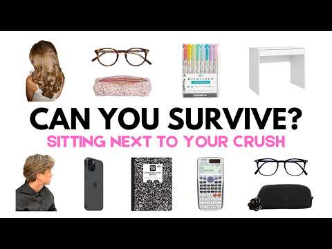 Can You Survive SITTING NEXT TO YOUR CRUSH AT SCHOOL? 🏫📚 | Interactive Aesthetic Game