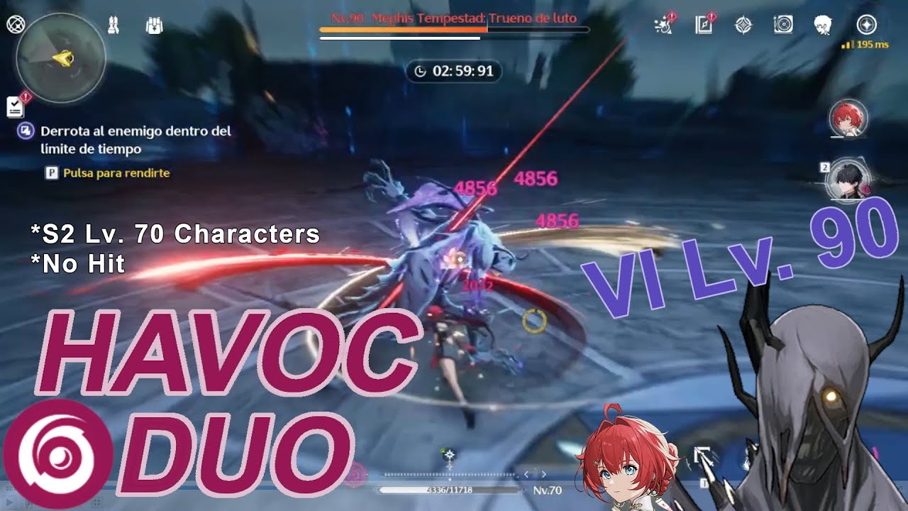 S2 Level 70 Danjin Rover Havoc duo vs Mephis VI Hologram | Wuthering ...