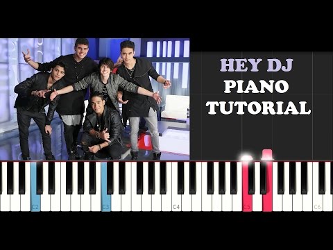 CNCO - Hey DJ (Piano Tutorial)