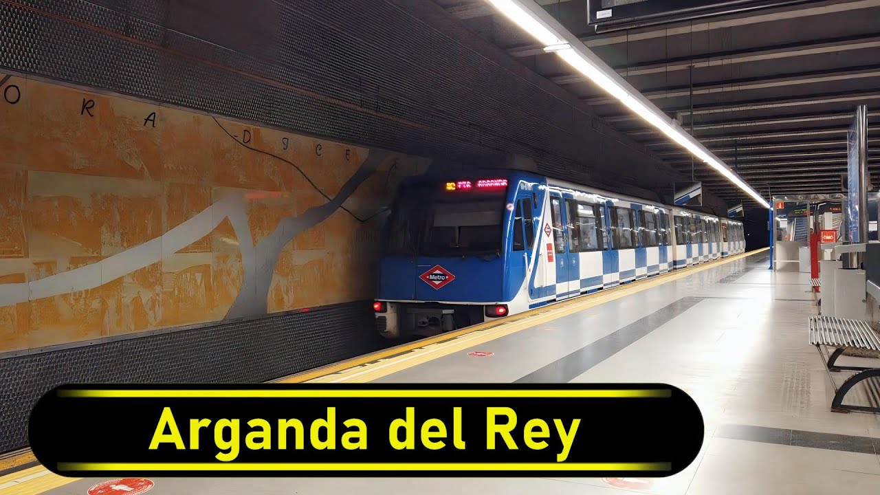 Metro Station Arganda del Rey - Madrid 🇪🇸 - Walkthrough 🚶 - YouTube
