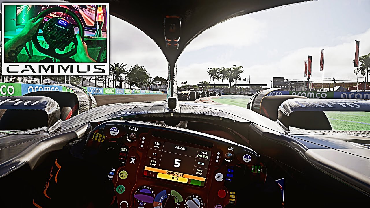 F1® 24 - Ultra Immersive POV Gameplay Miami GP - CAMMUS C5 Direct Drive ...