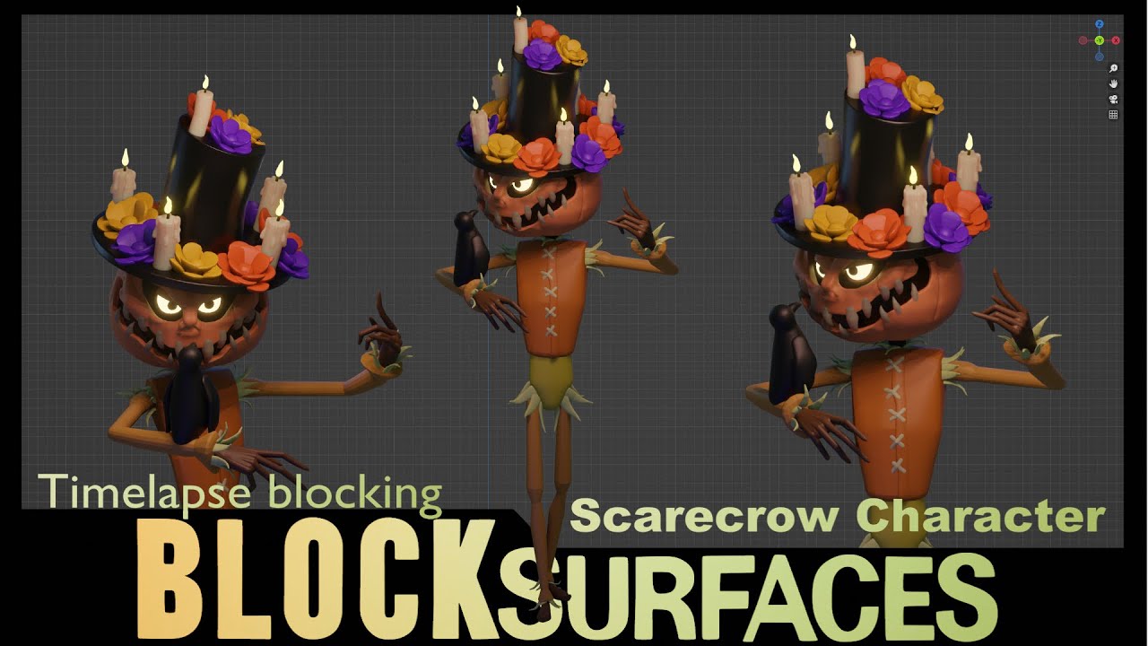 Time lapse testing version 1.0.030 Character blocking in Blender ...