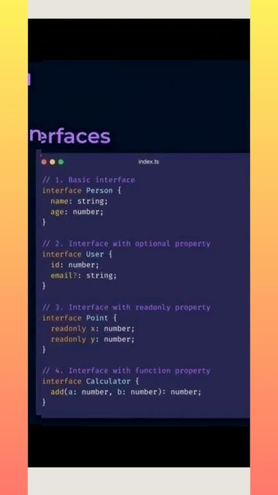 Typescript easy remember #angular #springboot #coding - YouTube