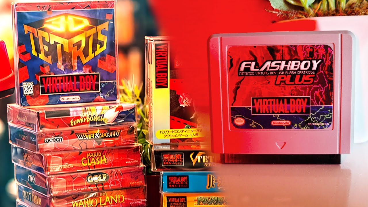 Vintex Flashboy Plus - All Virtual Boy games in one Cartridge - YouTube