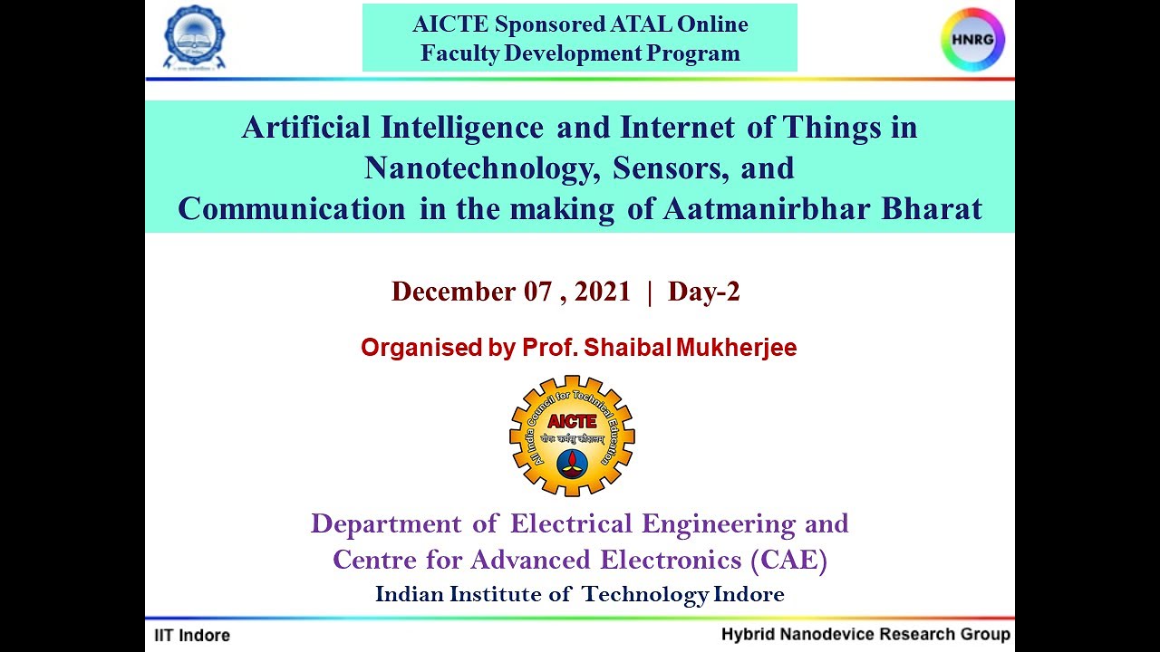 Day-2 | AICTE Sponsored ATAL Online Faculty Development Program - YouTube
