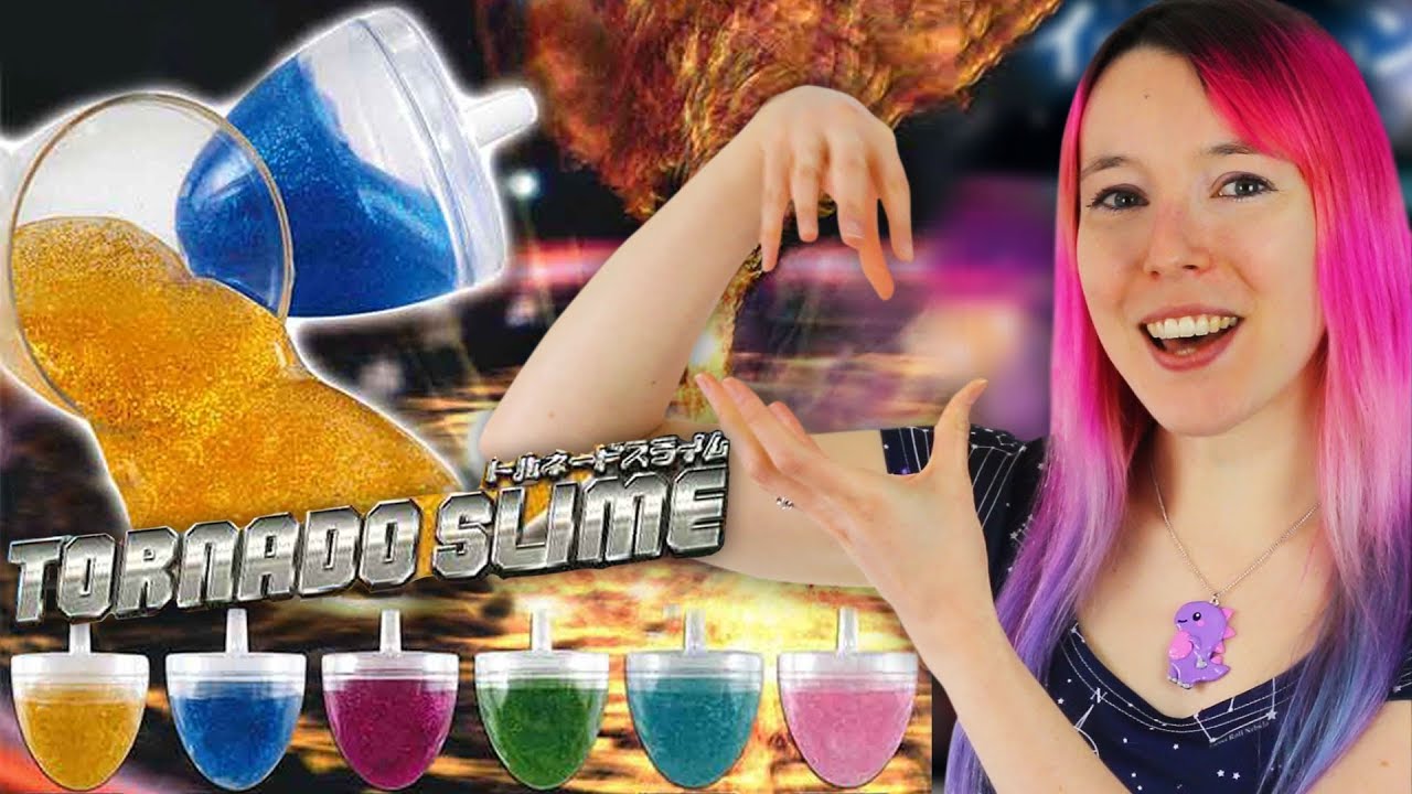 Tornado Slime?! Funny & Strange Gachapon from Japan - YouTube