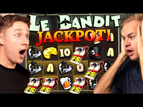 *INSANE* 5 Scatter JACKPOT on Le Bandit!!!