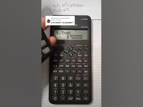 📌 De NOTACIÓN CIENTÍFICA a DECIMAL con CALCULADORA | Aprendiendo Matemática - YouTube