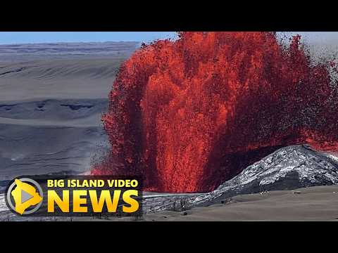 Lava Fountain Erupts At Kilauea Summit, Ash Fall Alert Issued (August 25, 2026)