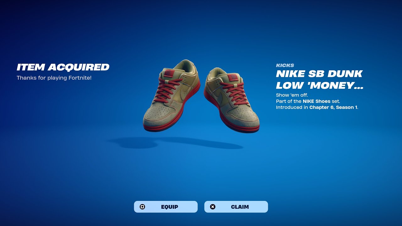 How To Get Nike SB Dunk Low ‘Money Cat’ Kicks For FREE! (Fortnite ...