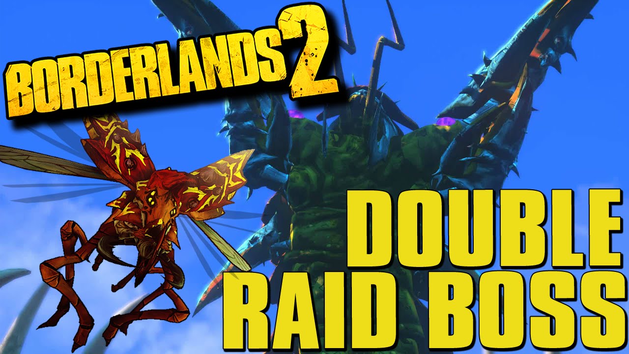 Borderlands 2 Double Raid Boss Battle! Vermivorous & Son of Crawmerax ...