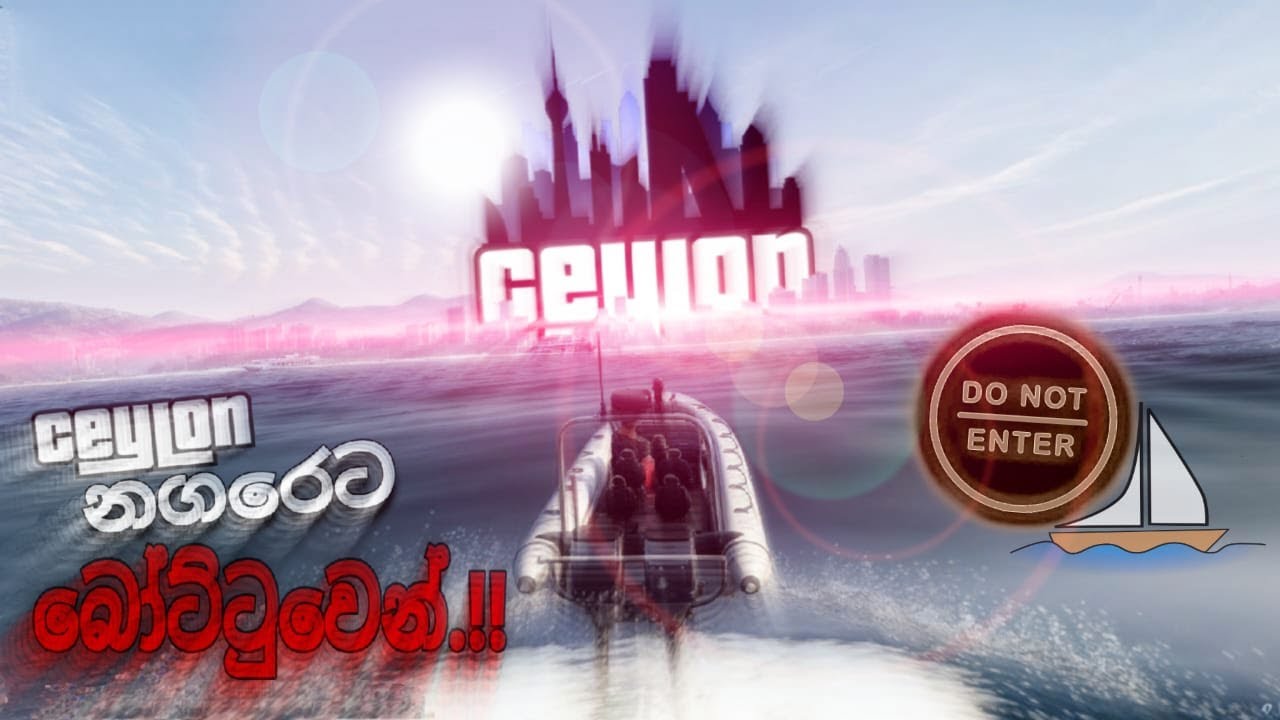 🇱🇰Ceylon නගරෙට බෝට්ටුවෙන් වෙසක් බලන්න යමූ..‼ |CEYLON RP | DAY 01 | # ...