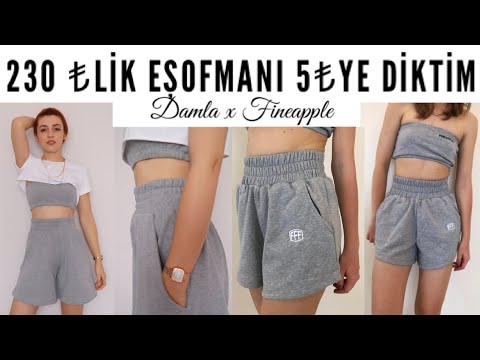 230TLLİK EŞOFMAN TAKIMINI 5 TLYE DİKTİM | Damla Toral