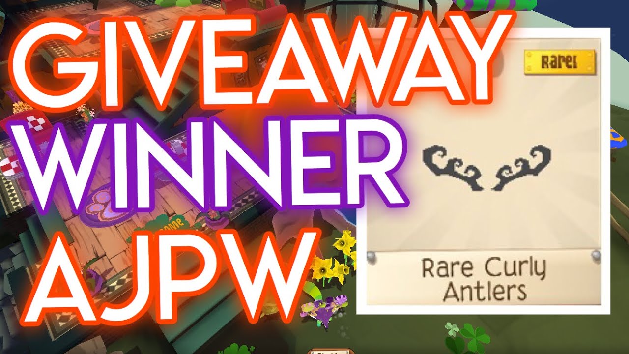 RARE Curly Antlers Giveaway Winner || AJPW - YouTube