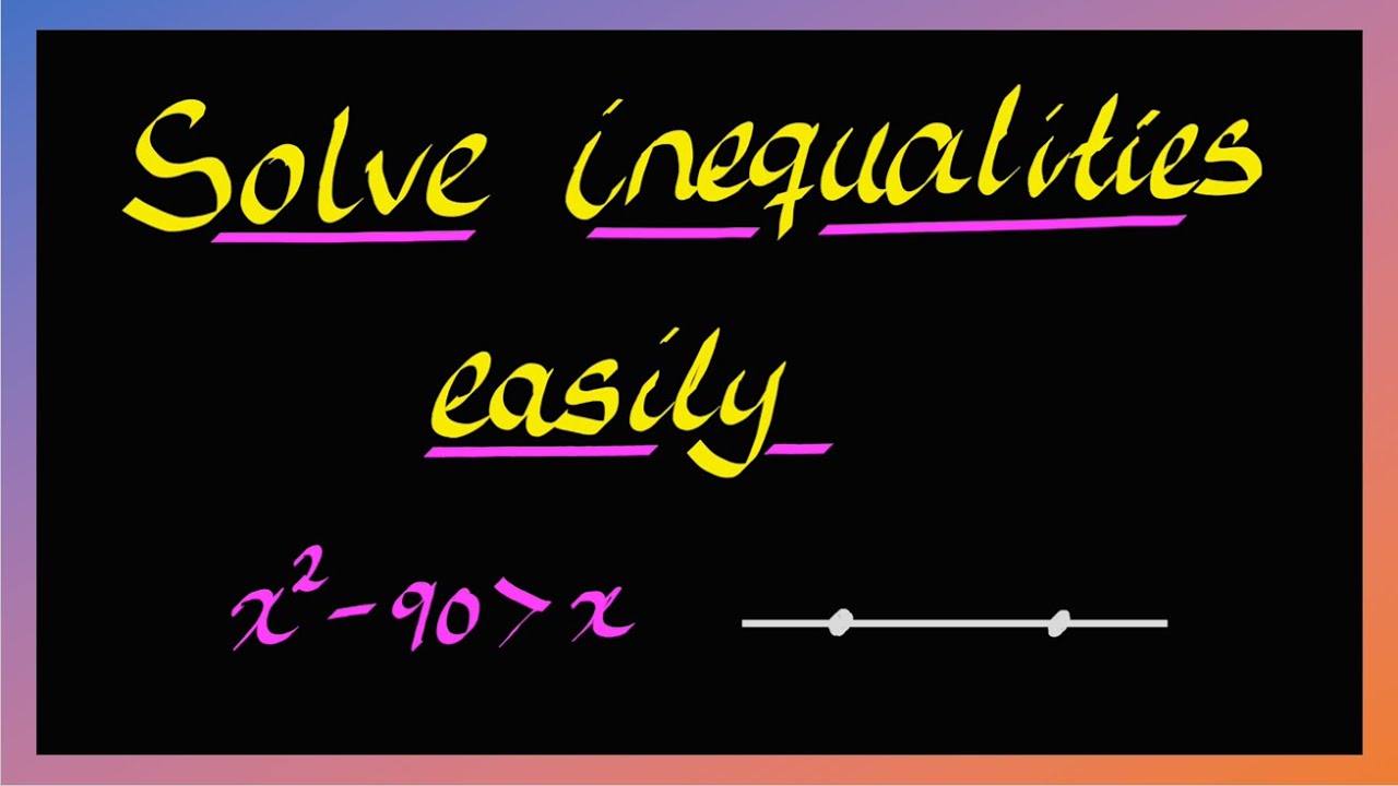 Inequalities simplified in 12 minutes - grade 11 and 12 NSC & IEB - YouTube