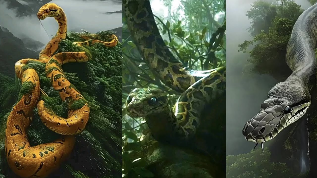 Monster Huge Snakes in the forest #big #snake #snakevideo - YouTube