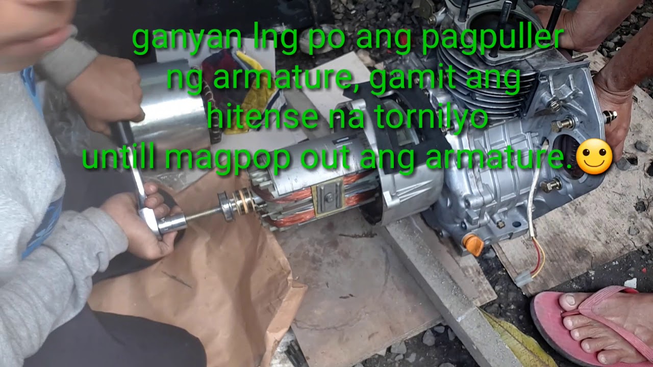 How to remove stator&armature for navigator diesel generator EASILY ...