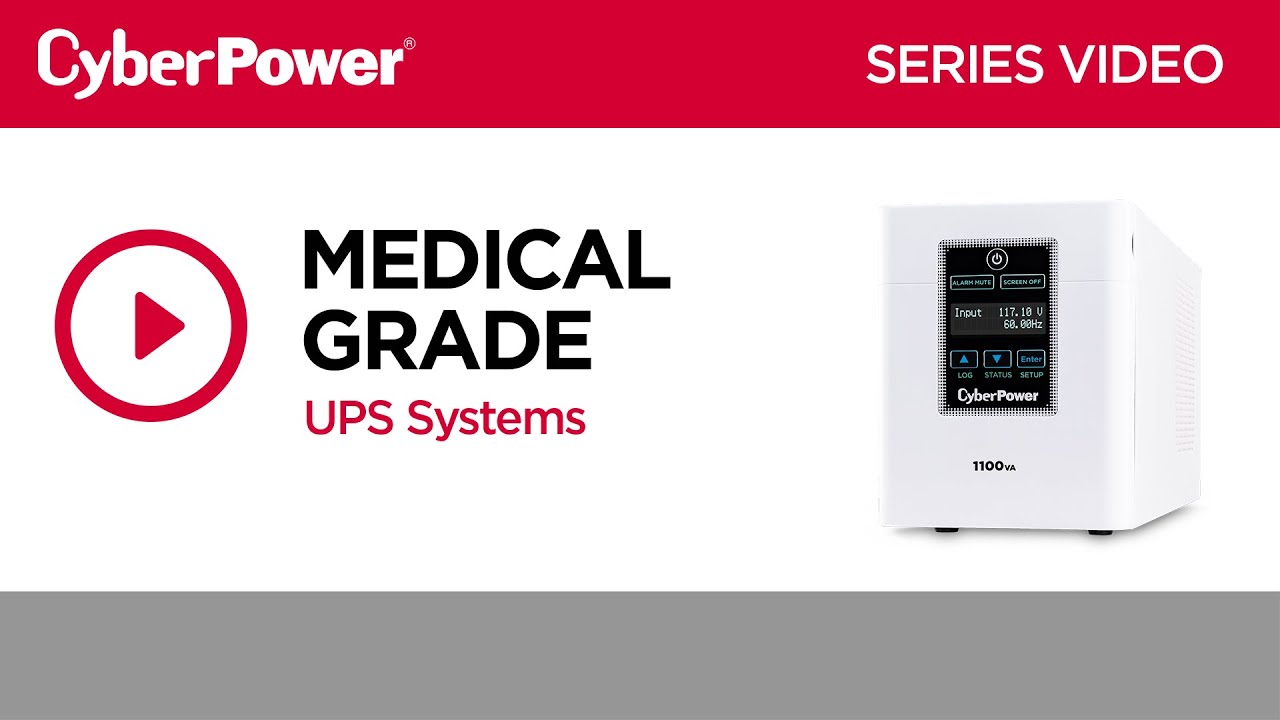 CyberPower Hospital/Medical UPS - YouTube