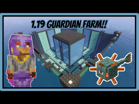 GUARDIAN FARM | Java Minecraft 1.19 | Tutorial - YouTube