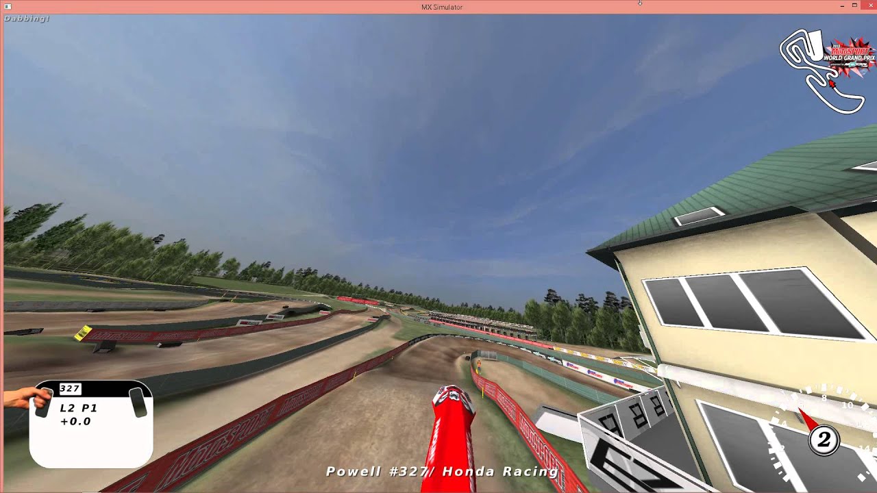 Mx Simulator: Virtual lap of 2013 Kegums | on board Powell #327 - YouTube