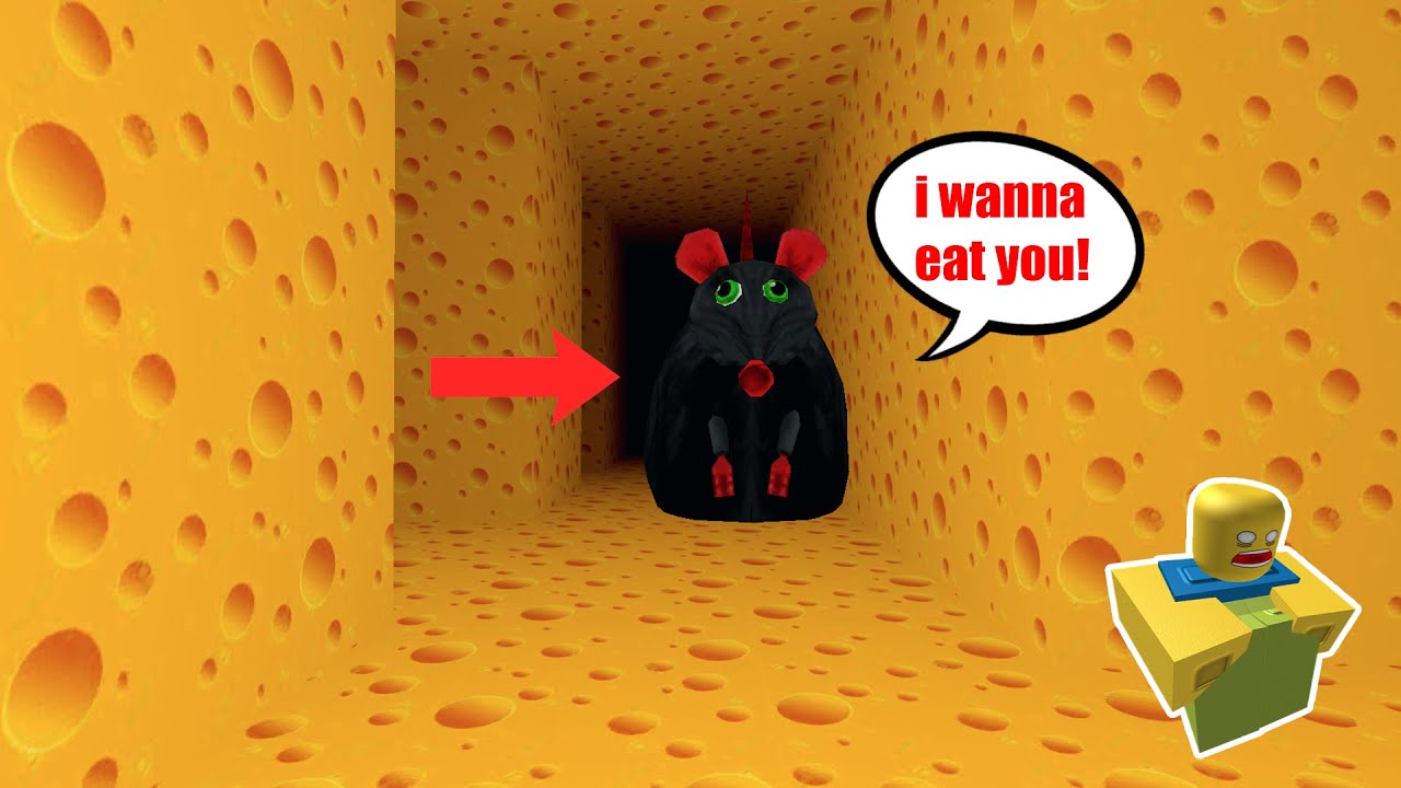 Roblox Maze escape from a giant rat! (cheese escape) - YouTube
