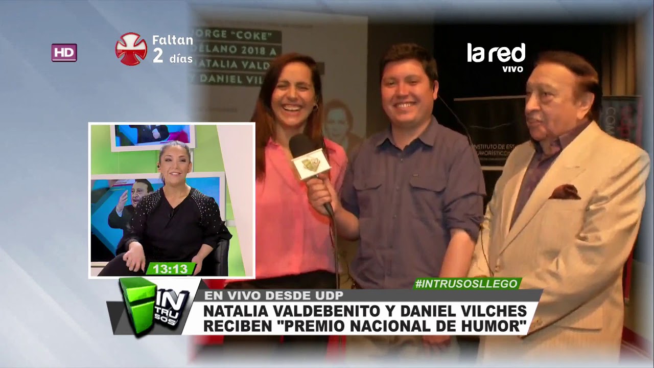 Natalia Valdebenito y Daniel Vilches reciben "Premio Nacional de Humor ...
