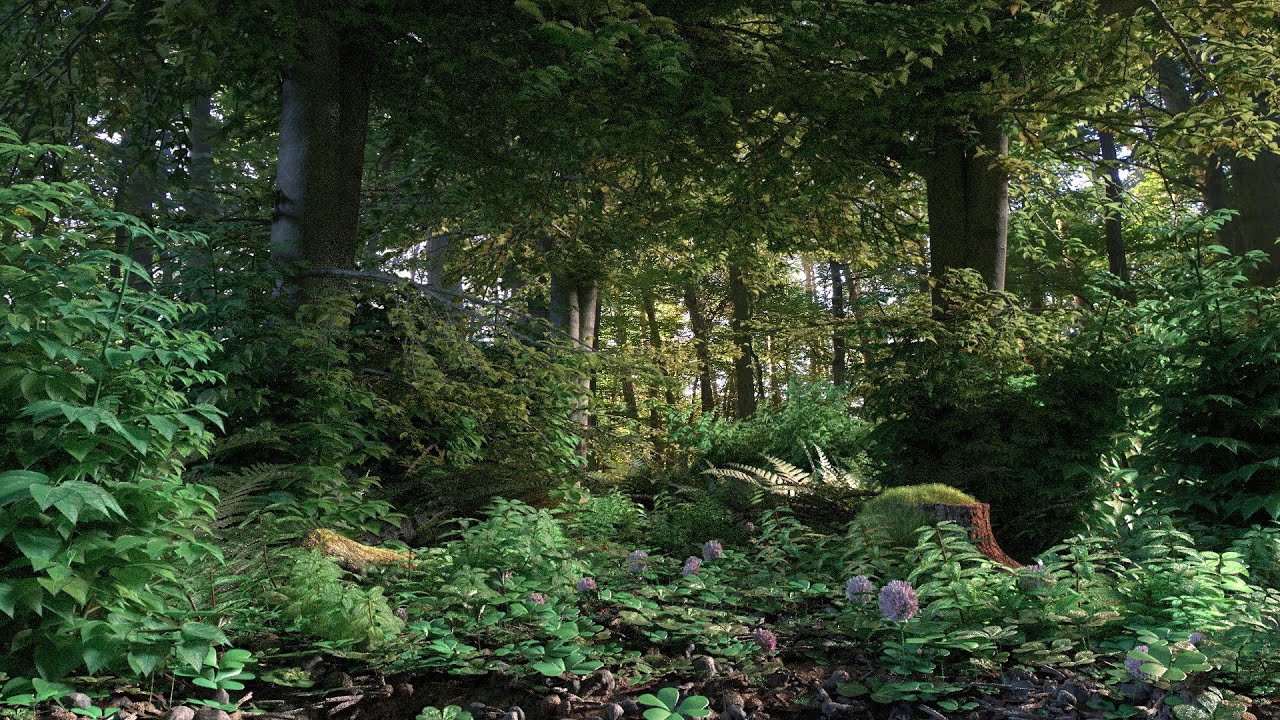 Livestream - Blender 3D - Nature Scene [German] - Part 2 - YouTube