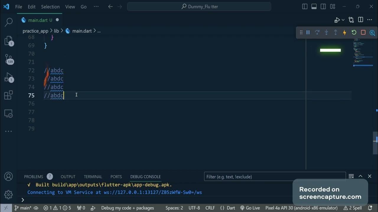 How to remove all comments line in flutter #flutter #remove #comment ...