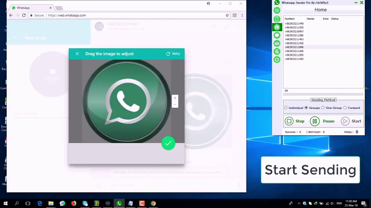 WA Bulk Sender Ultimate - Live Demo - YouTube