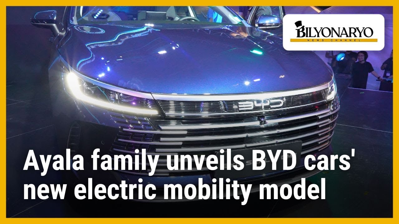 Ayala family unveils BYD cars' new electric mobility model - YouTube