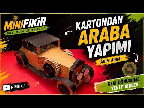 Kartondan Araba Yapımı | MiniFikir #1 🚗