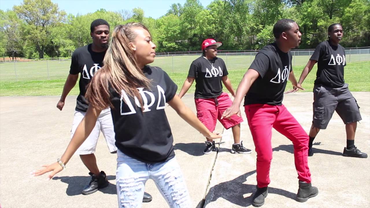 Delta Phi Delta Dance Fraternity probate Pi Chapter #AAMU - YouTube