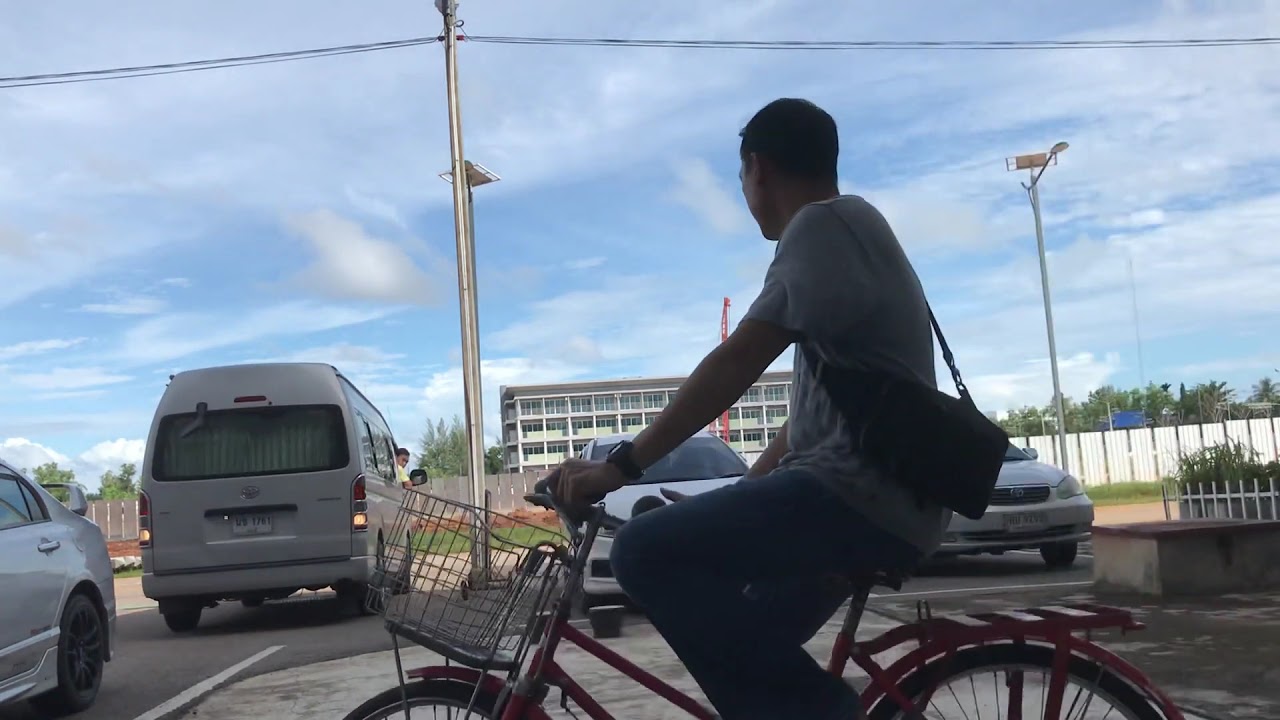 My new ( japanese ' post office bicycle ) red classic bicycle - YouTube