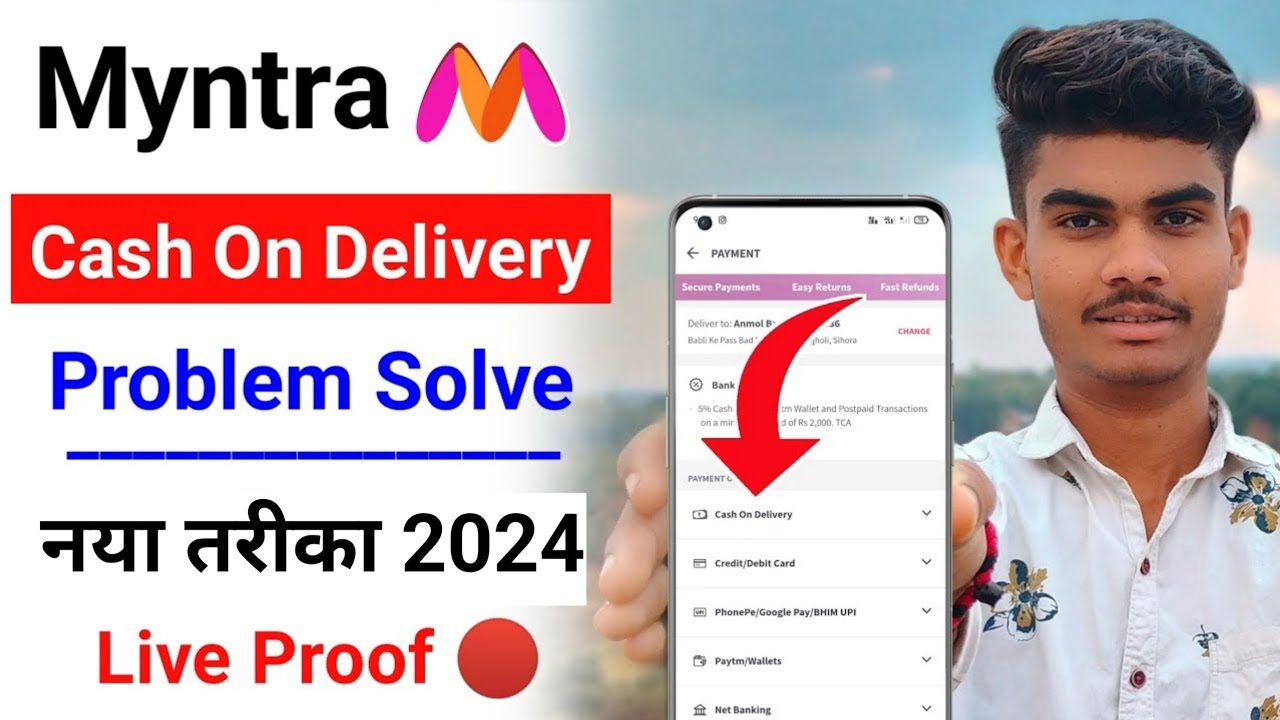 Myntra Cash On Delivery Not Available || Myntra Cash On Delivery ...
