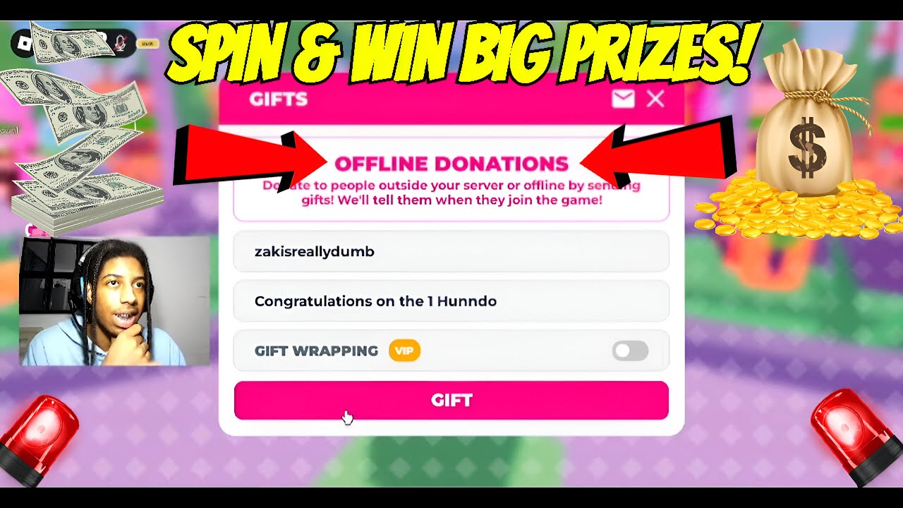 🚨 LIVE NOW: Massive Robux Giveaway in Roblox 'Please Donate'! Spin the ...
