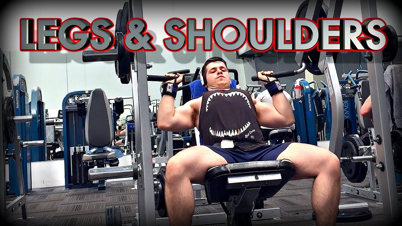 Student Bodybuilder | Leg & Shoulder Workout - YouTube