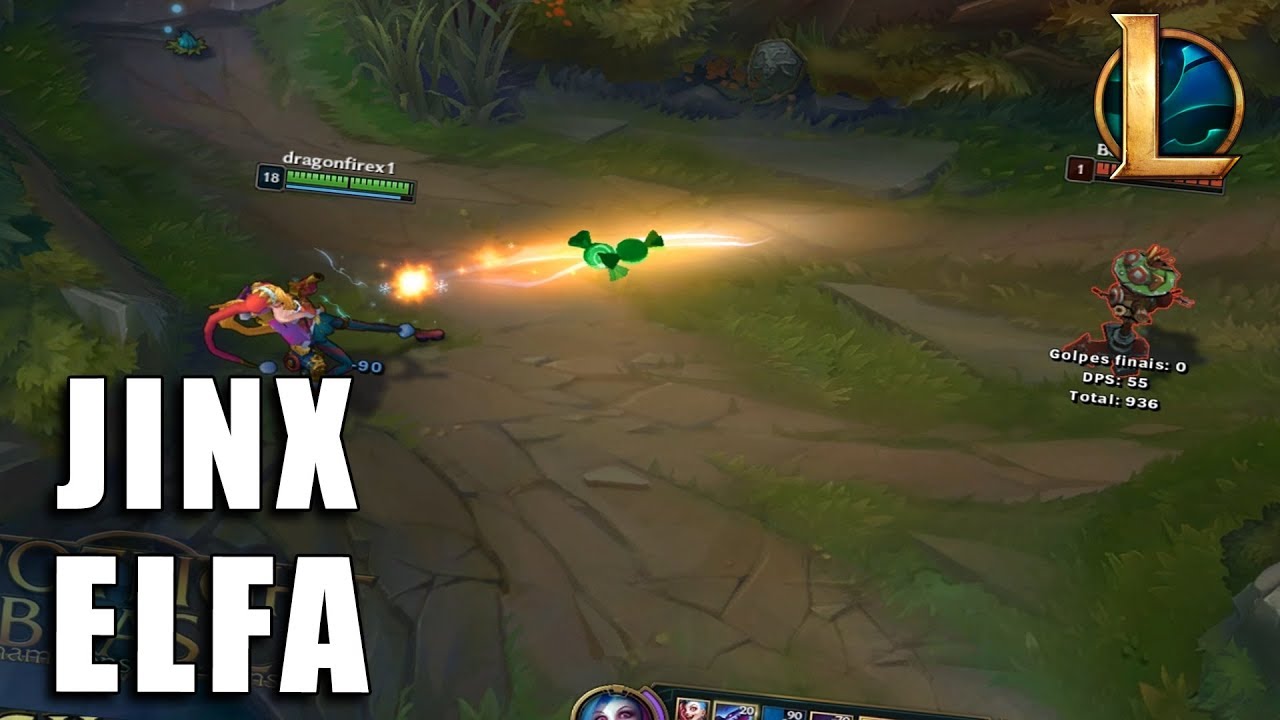 Jinx Elfa Ambiciosa - League of Legends (Pré BR) - YouTube